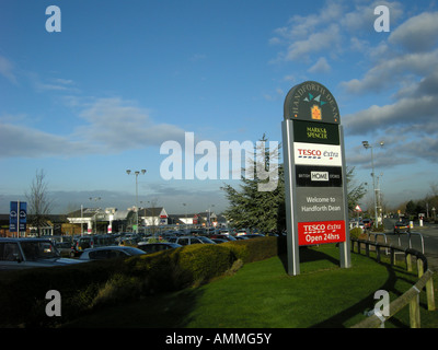 handforth dean shopping centre Stock Photo - Alamy