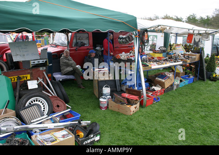 Autojumble stall at a classic car show in Markethill , Northern Ireland ...