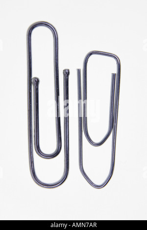 Two paper clips Stock Photo - Alamy