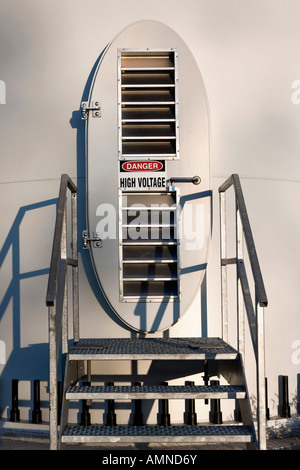 Door entrance wind turbine power generator. Electricity technology ...