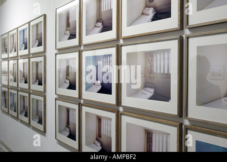 Magnum photographer Donovan Wylie s pictures hanging on the wall at his ...