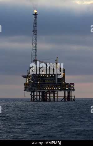 Etap Oil rig complex north sea BP production gas Stock Photo - Alamy