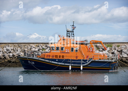 The Torbay Lifeboat Moored in Brixham Harbour Devon Stock Photo - Alamy