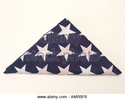 folded american flags Stock Photo: 178374122 - Alamy