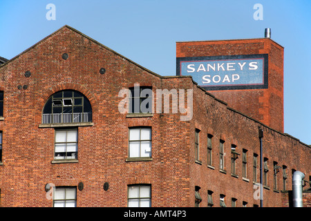 Sankeys Soap. Beehive Mill, Manchester Stock Photo - Alamy
