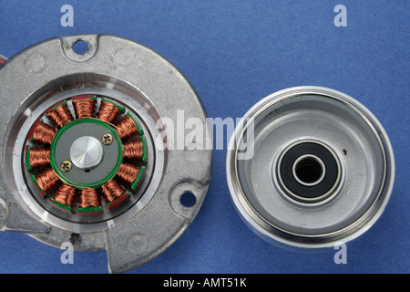 Brushless DC motor stator disassembled from computer drive Stock Photo ...