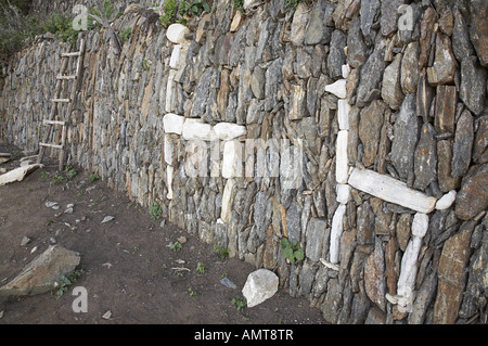Remote Incan ruins of Choquequirao in the Peruvian Andes Stock Photo ...