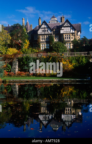 Bodnant Hall in Autumn Bodnant Gardens Conwy North West Wales Stock ...