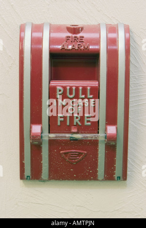 Fire department emergency call switch Stock Photo - Alamy