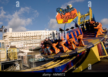 Pier Hill Adventure Island funfair Southend on Sea Essex GB UK Stock ...