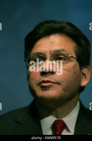 U.S. Attorney General Alberto Gonzales (L) shakes hands with Acting ...