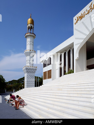 The Grand Friday Mosque and Islamic Centre at Male, Maldives Stock ...