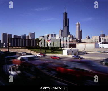 Dan Ryan expressway Stock Photo - Alamy