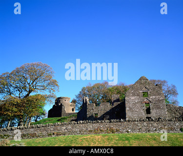 Dundrum Castle Co Down Ireland from a sketch of Capt Grose's. Author ...