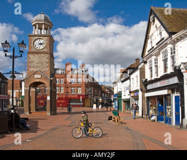 Pedestrianised High Street, Chesham, Buckinghamshire, England, United ...