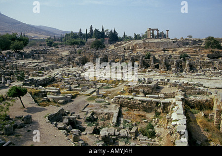 The Ancient City of Corinth, Greece Stock Photo - Alamy