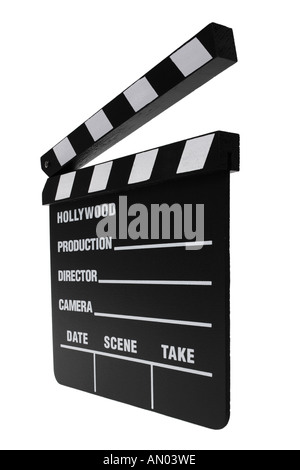 Movie clapper board slate chalkboard Hollywood title take film ...