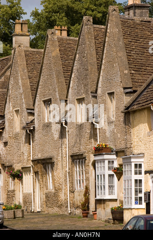 Flemish Weaver's Cottages Corsham High Street Wiltshire, England UK ...