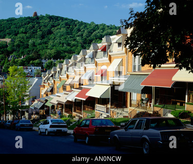 A pagoda in Berks County, Pennsylvania, overlooking the City of Reading ...