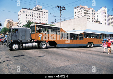 Camel bus in Havana Cuba Stock Photo - Alamy