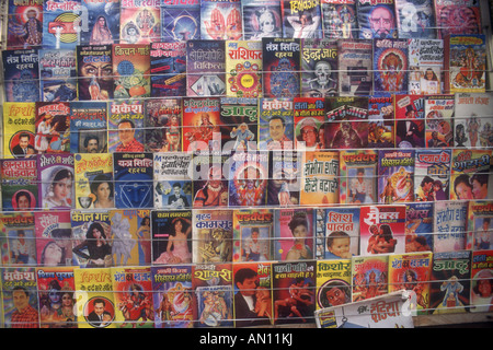 Close-up of comics displayed on road side comic stall. India Stock ...