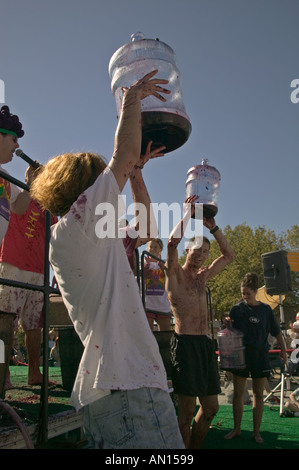 Grape stomping competition at Italian Festival Seattle Center Seattle ...