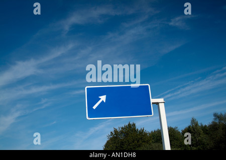 German autobahn exit sign, ausfahrt, Germany Europe Stock Photo - Alamy