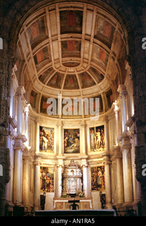 The Igreja de Santa Maria in Beja, Portugal, captured in this image, is ...
