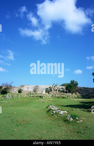 Naka gusuku castle ruins Okinawa Japan Stock Photo - Alamy