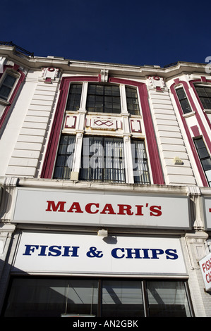burger and chips fish and chips takeaway Stock Photo - Alamy