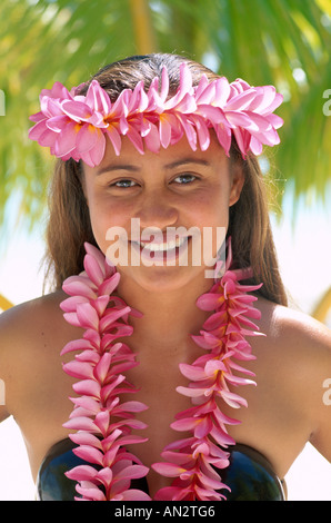 Aitutaki, Cook islands, Flower, Garlands, Girl, Holiday, Landmark, Leis ...