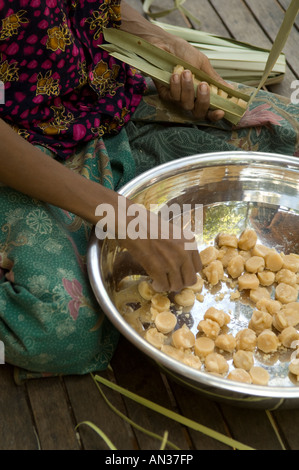 Making candy from palm candy near Siem Reap, Cambodia Stock Photo - Alamy