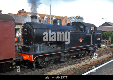 Stean locomotive British Rail number 69621 0-6-2 tank engine Stock ...