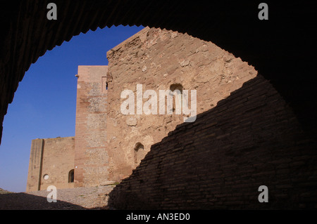 Spain Huesca templar castle of Monzon Stock Photo - Alamy