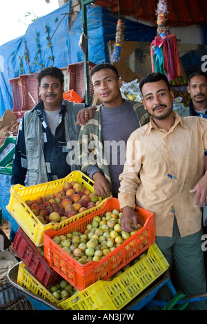 Tripoli, Libya. Fruit and Vegetable Stand Egyptian Workers Stock Photo ...