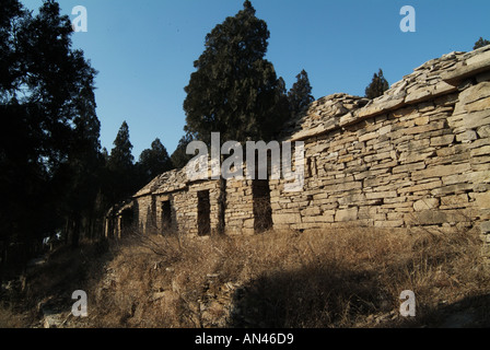 The relic of the Great Wall of the state of Qi in ancient China Stock ...