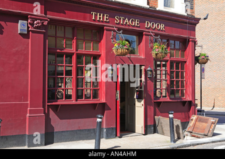 Stage Door, Behind The Old Vic, The Cut, Waterloo Stock Photo - Alamy