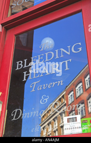 Bleeding Heart Restaurant Bleeding Heart Yard London England Stock ...