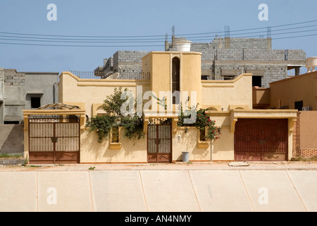 Tripoli, Libya. Middle Class Libyan House, Gargaresh District Stock ...