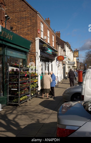Wickham Village Square and Shops in Hampshire England UK Stock Photo ...