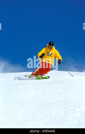 skier skieur Mark Impey Big White BC Stock Photo - Alamy