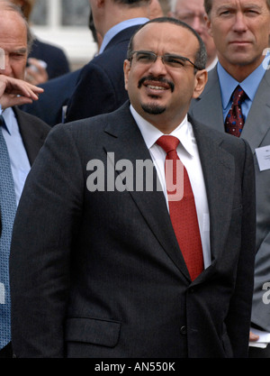 Crown Prince of Bahrain Sheikh Salman Bin Hamad al-Khalifa pictured in ...