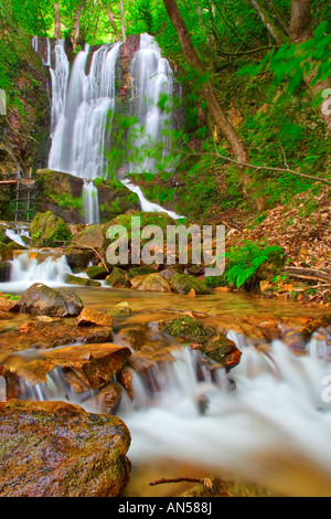 Waterfall in the forest of Kolesino village Stock Photo - Alamy