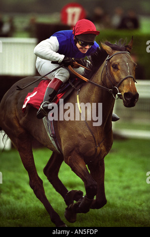 National Hunt jockey Richard Johnson takes part in The JCB Champions ...