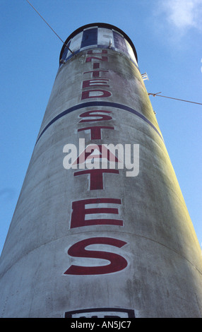 Huge United States Mercury-Redstone rocket on display in Rocket Park at ...