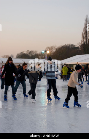 Ice Skating Rink - St Albans - Hertfordshire Stock Photo - Alamy