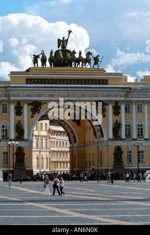 Rossi Arch in the General Staff Building the Alexander Column and the ...