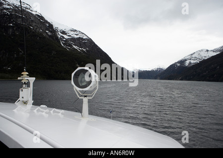 Cruising through Beagle Channel Patagonia Chile Stock Photo - Alamy
