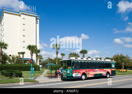I-Ride Trolley bus, International Drive Resort Area, Orlando, Florida ...
