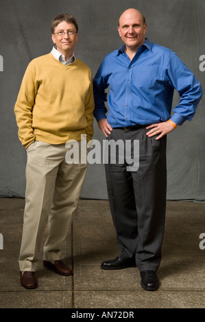 June 14 2006 Microsoft senior leadership team photographed at a ...